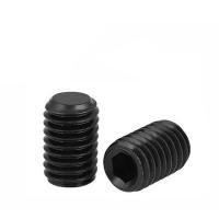 China Concave End Fixed Hex Socket Screw DIN913 Grade 12.9 304 Stainless Steel Plain Finish for sale