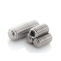 China Concave End Fixed Hex Socket Screw DIN913 Grade 12.9 304 Stainless Steel Plain Finish for sale
