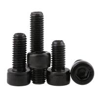 China Carbon Steel Hex Socket Bolt DIN912 12.9 Grade M6-M20 Blackening Cup Head for sale