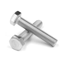 China Stainless Steel Hex Head Full Thread Bolt DIN933 Grade 8.8 M6-M100 HDG for sale