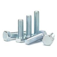 China ISO9001 Certified Galvanized Steel Hex Bolt DIN933 Grade 8.8 for Aerospace Applications for sale