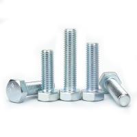 China ISO9001 Certified Galvanized Steel Hex Bolt DIN933 Grade 8.8 for Aerospace Applications for sale