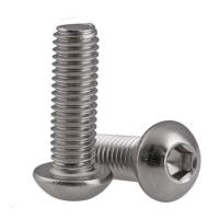 China 304 Stainless Steel Half Round Head Hexagonal Pan Head Screw DIN ANSI M6 M8 M10 for sale