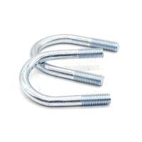 China 304 Stainless Steel U-Bolt DIN3570 Horseback Pipe Clamp Embedded U-Clamp 1/2 inch for sale