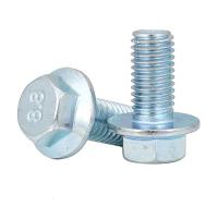 China High Strength DIN6921 Carbon Steel 8.8 Grade Galvanized Outer Hexagonal Head Flange Screw for sale