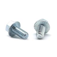 China High Strength DIN6921 Carbon Steel 8.8 Grade Galvanized Outer Hexagonal Head Flange Screw for sale