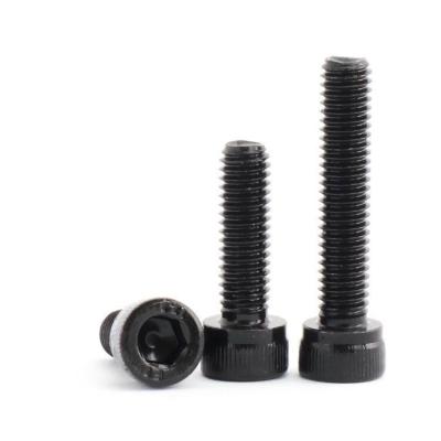 China DIN912 Black Hexagonal Cylindrical Head Bolt Grade 4.8-12.9 M6-M36 for sale