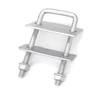 China Black Oxide Single Hole Pressure Plate for Photovoltaic Bracket Accessories 20mm for sale