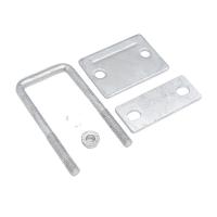 China Black Oxide Single Hole Pressure Plate for Photovoltaic Bracket Accessories 20mm for sale