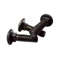 China Galvanized Half Round Head Square Neck Carriage Bolts M16x200mm ISO9001 for Bridge Repair for sale