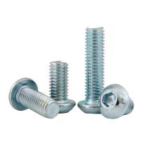 China 304 Stainless Steel ISO7380 Half Round Head Hexagonal Pan Head Screw for sale