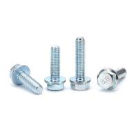 China DIN6921 Grade 10.9 Outer Hexagonal Flange Bolt with Padded Flower Teeth Hex Bolt for sale