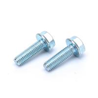 China DIN6921 Grade 10.9 Outer Hexagonal Flange Bolt with Padded Flower Teeth Hex Bolt for sale