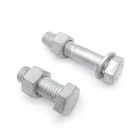 China 40Cr Custom Hex Bolts and Nuts Grade 8.8 10.9 12.9 Galvanized Black for sale