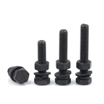 China M6 M8 High Tensile Hex Head Bolt and Nut DIN931 DIN933 Grade 8.8 10.9 12.9 Steel for sale