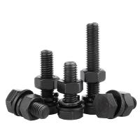 China M6 M8 High Tensile Hex Head Bolt and Nut DIN931 DIN933 Grade 8.8 10.9 12.9 Steel for sale
