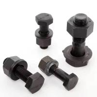 China ASTM A325 High Tensile Structural Bolts M6-M16 with A194 2H Nut Black Oxide for sale