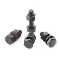 China ASTM A325 High Tensile Structural Bolts M6-M16 with A194 2H Nut Black Oxide for sale