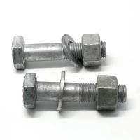 China ASTM A325 High Tensile Structural Bolts M6-M16 with A194 2H Nut Black Oxide for sale