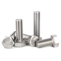 China M6 M8 High Strength Hex Bolt and Nut DIN931 DIN933 Grade 8.8 10.9 12.9 for sale