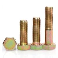 China M6 M8 High Strength Hex Bolt and Nut DIN931 DIN933 Grade 8.8 10.9 12.9 for sale