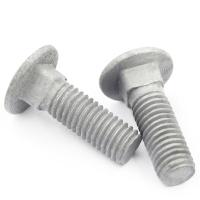 China Hot Dip Galvanized DIN603 Carriage Coach Bolt Grade 4.8 8.8 10.9 12.9 Black ZP HDG for sale