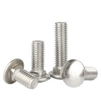 China Hot Dip Galvanized DIN603 Carriage Coach Bolt Grade 4.8 8.8 10.9 12.9 Black ZP HDG for sale