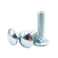 China Hot Dip Galvanized DIN603 Carriage Coach Bolt Grade 4.8 8.8 10.9 12.9 Black ZP HDG for sale