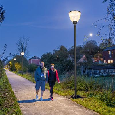 China IP65 No Wiring  LED Solar Garden Lamp With Battery 3.2/26000mAh, Courtyard Decorative Solar Street Lights for sale