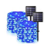 China 5m 10m LED Solar Strip Light Waterproof 2700K Flexible For Tree Wrapped Yard Decor for sale