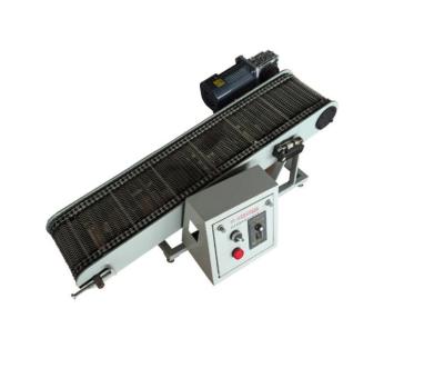 China SFS-120 Experimental Micro Air Cooled Conveyor - 0.12kW Motor, 750mm×300mm×230mm Stainless Steel Belt for Polymer Research for sale