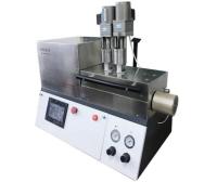 China Mini Lab Extruder 400x300x400mm 0-300°C 10kg Co-rotating Conical Twin-screw for Laboratory Extrusion for sale