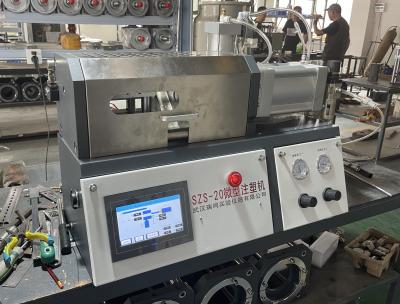 China 2.2KW 6kg/H Lab Twin Screw Extruder for High Molecular Materials with 450°C Heating for sale