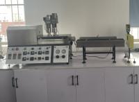 China 0.75kW PLC Control Laboratory Twin Screw Extruder with 250mm Screw Length and 450°C Heating Capacity for sale