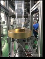 China 1.10kW Lab Film Blowing Machine for PE PP PET Materials with 80-120mm Film Width and φ20mm Screw for sale