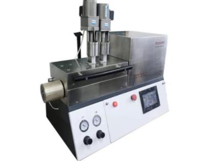 China ODM LCD Control Mini Lab Twin Screw Extruder 5KW Heating Power with 450°C Temperature Range and 6 kg/h Output Capacity for sale