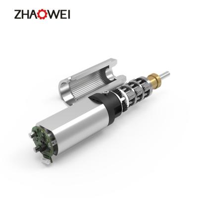 China Dia 8mm 22rpm Brushed DC Electric Motor With Planetary Gearbox for sale