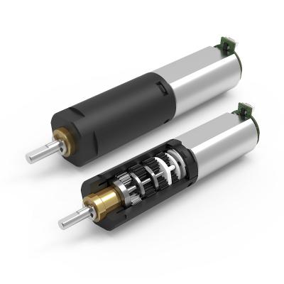 China Dia 8mm 109rpm Plastic Planetary Gearbox Brushed Stepper Motor For Infusion Pump for sale