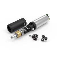 China PTZ Camera Plastic Planetary Gearbox Dia 6mm 181rpm 12v Stepper Coreless Motor for sale