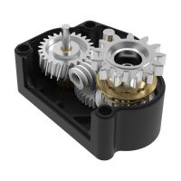 China CE Glider Cabinet Drive System 24VDC Micro Worm Gear Motor 120rpm Worm Gear Motor Actuator for sale