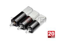 China High Reduction Ratio Planetary 12V DC Gear Motor With  20mm Diameter Gearbox for sale