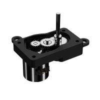 China 12 Volt Worm Drive Dc Motor Right Angle For Medical Equipments for sale