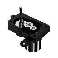 China 12 Volt Worm Drive Dc Motor Right Angle For Medical Equipments for sale