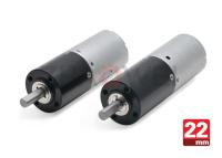 China 22mm Miniature Planetary Gear Box , 24V Geared Motor For Office Equipment for sale