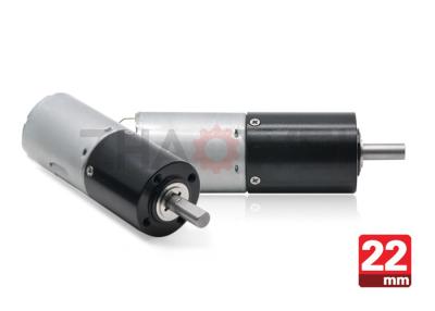 China High Precision 22mm 24V Low Noise Planetary DC Motor With Gearbox , SGS TS for sale