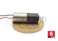 China 230mA 6mm 1200rpm DC Gear Motor 3 Volt For Mobile Phone Camera for sale
