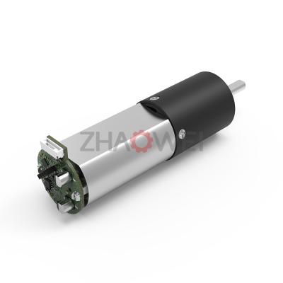 China Plastic Planet BLDC Micro Gearbox Motor 16mm 6V 12V With Encoder for sale