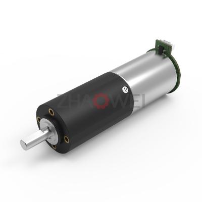 China 24 Volt Low Rpm Planetary Gear Motor 28mm For Electric Curtain for sale