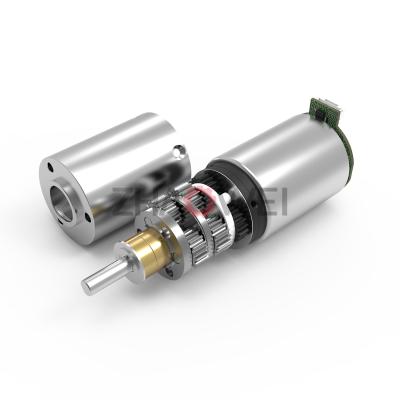 China Noise Test 24mm Dc Planetary Gear Motor Metal For Solar Panels for sale