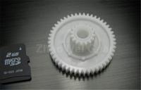 China 22mm 24 Voltage Micro plastic worm gear with Low Noise , 64 Transmission Ratio for sale